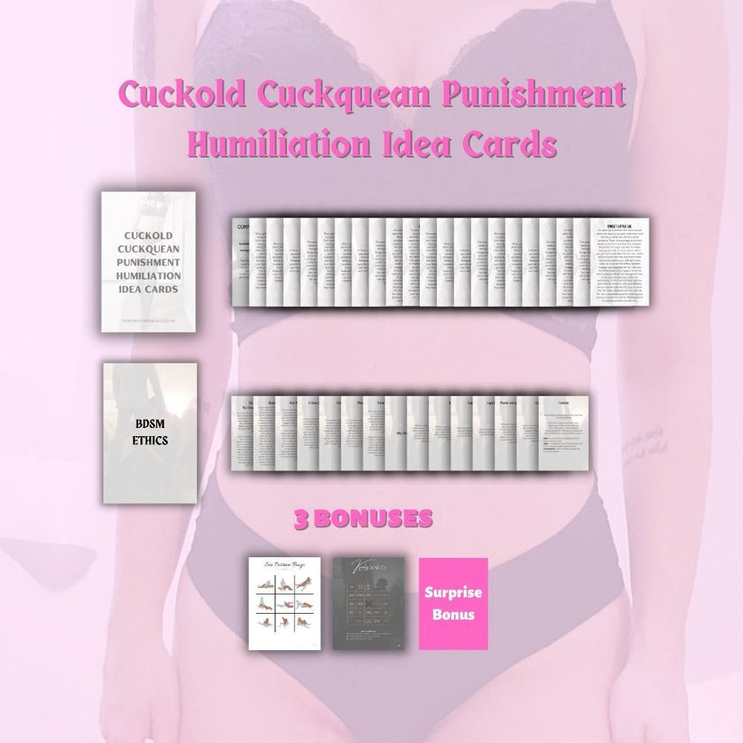 Kinky Bdsm Cuckold Cuckquean Humiliation Idea Cards And Bdsm Ethics 2204