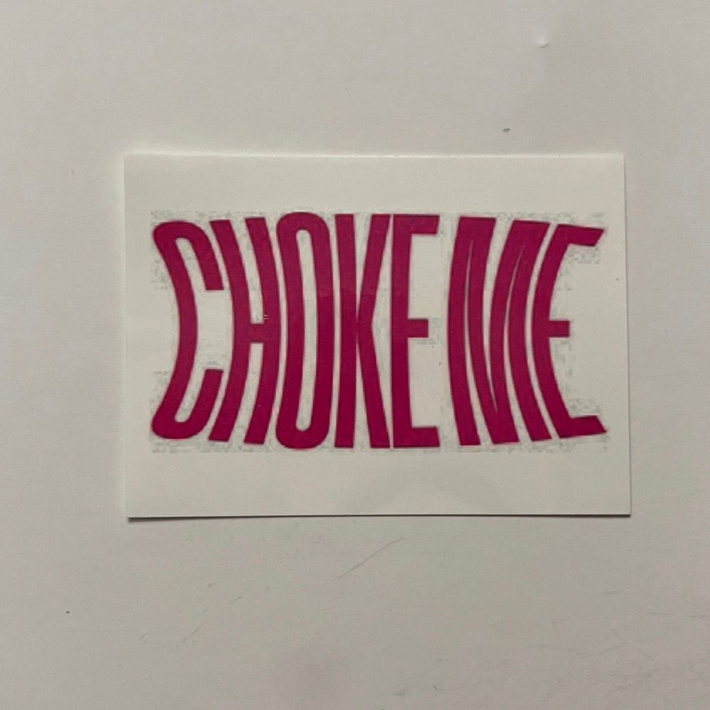 Choke Me - BDSM Bondage Breath Play Temporary Tattoo – alexasimstudio